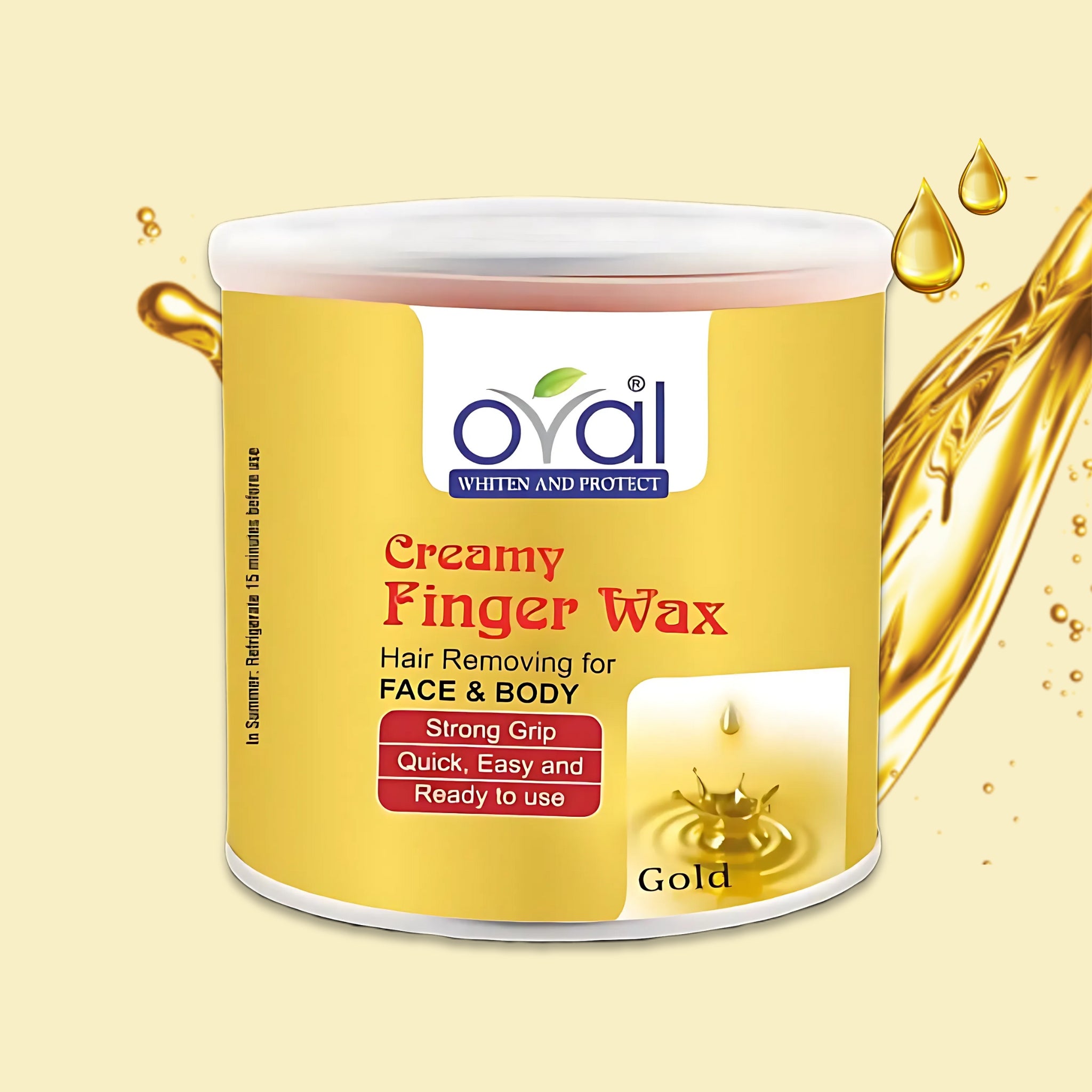 Creamy Finger Wax (Gold) 200g – Oval Cosmetics