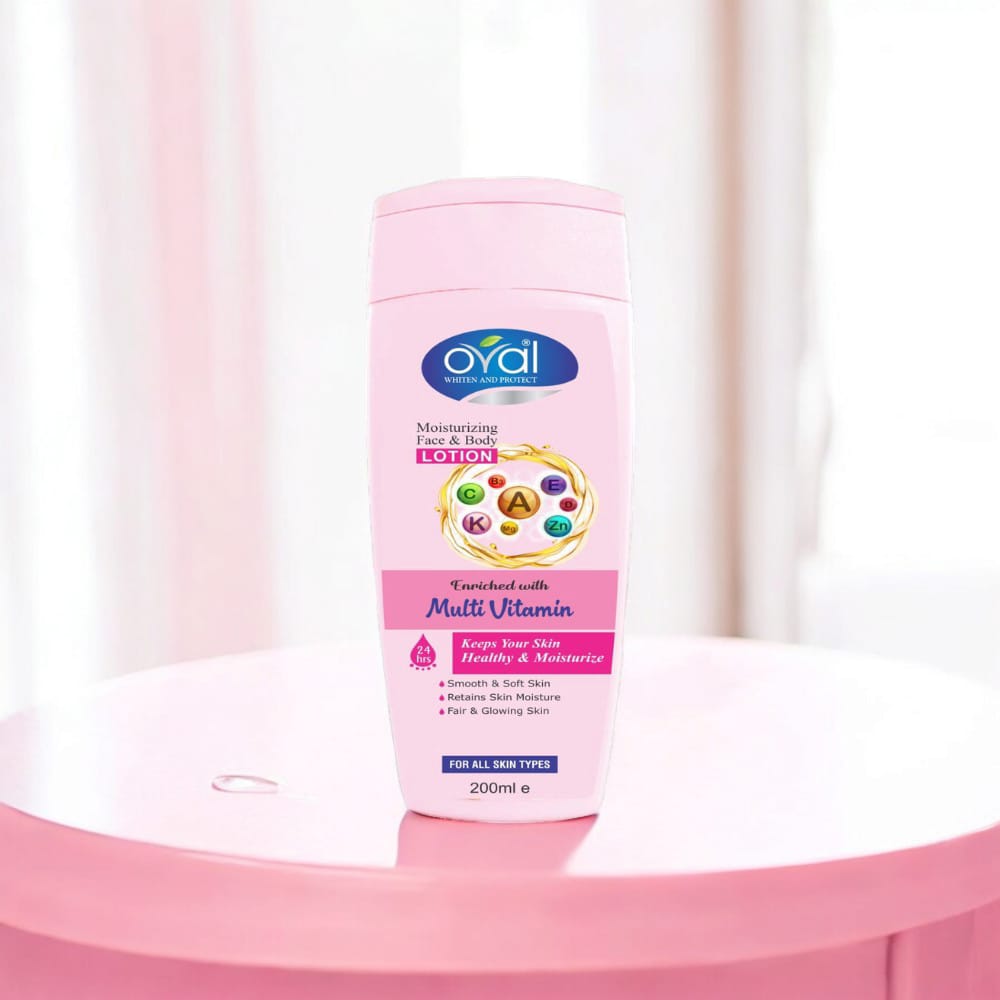 Muti Vitamin Face and Bady Moisturizing Lotion – Oval Cosmetics
