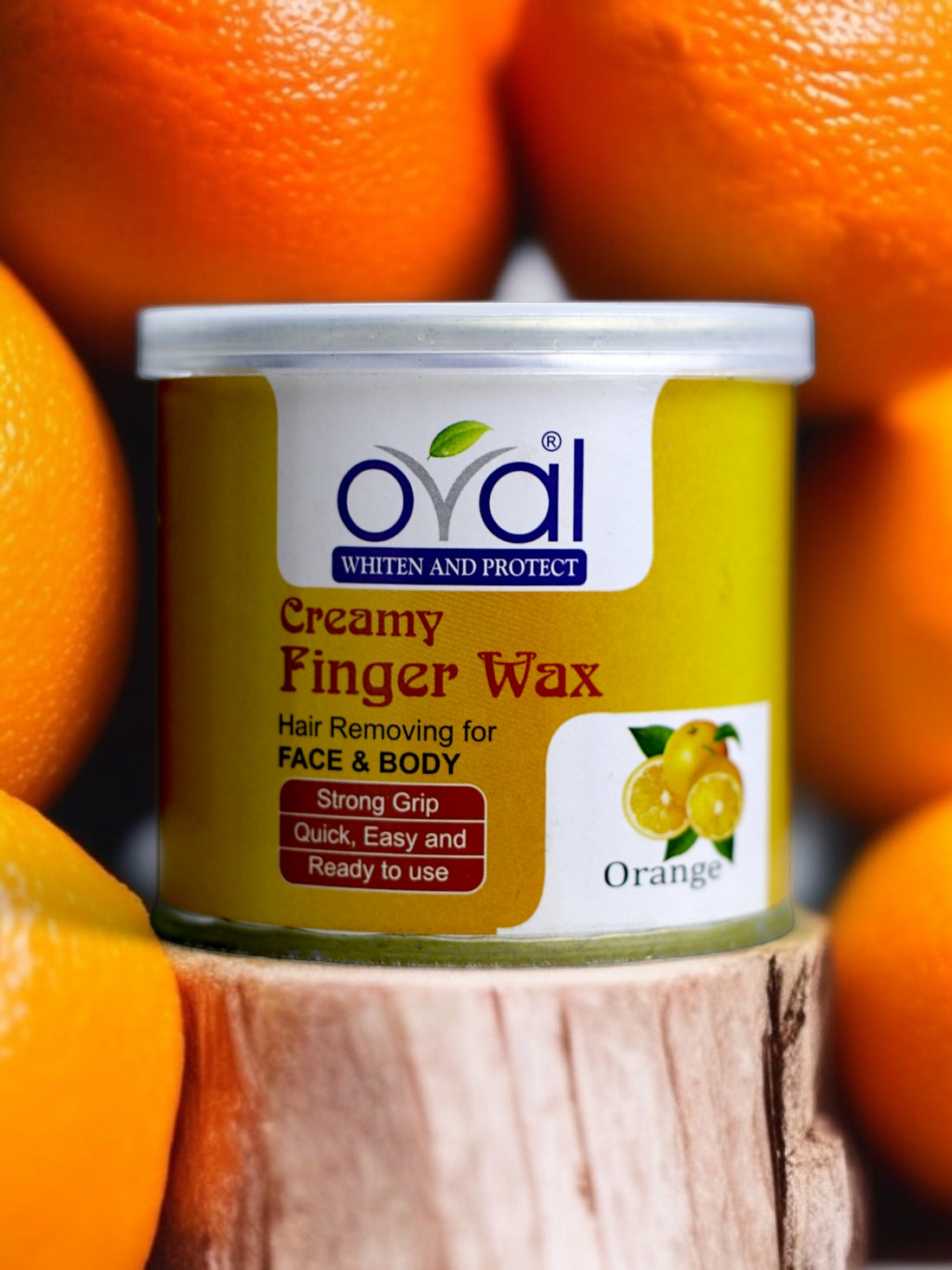 Creamy Finger Wax (Orange) 200g – Oval Cosmetics